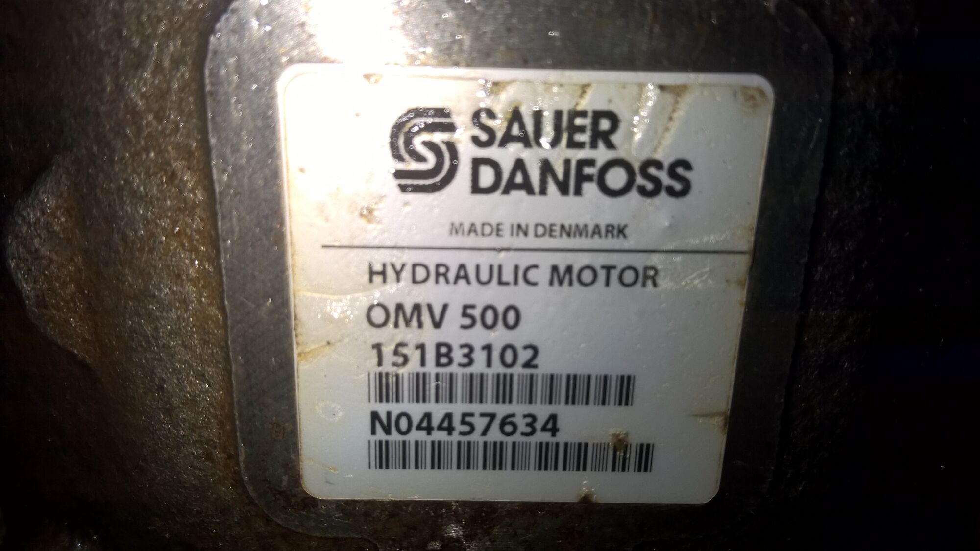 Гидромотор OMV 500 151B3102 Вал 50 мм, Шпонка Turolla Danfoss Power Solutions, цена в Чехове от ...